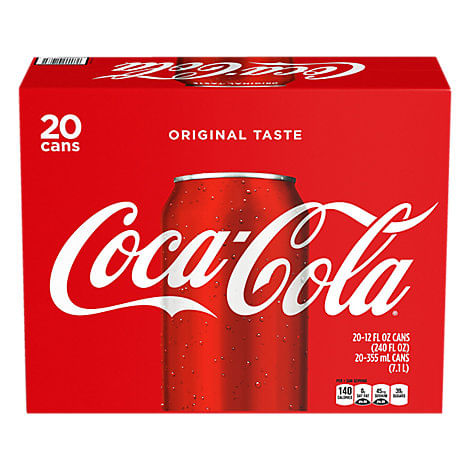Coca-Cola Soda Pop Classic - 20-12 Fl. Oz. - Emeka Store