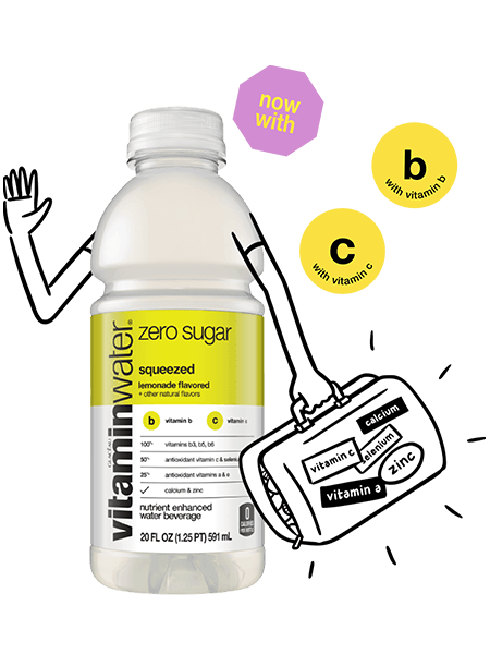 Vitaminwater Zero Sugar Squeezed Lemonade Nutrient Enhanced Water ...